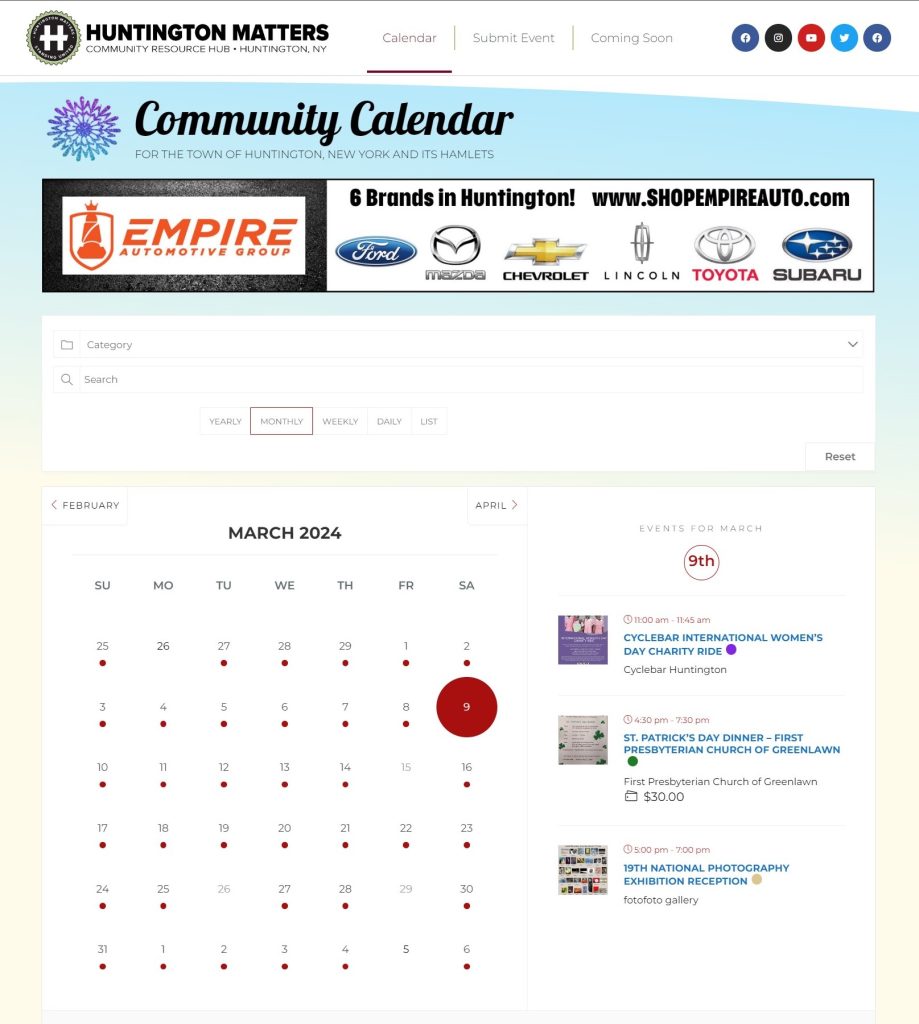 Home • Huntington Matters Huntington Matters Community Resource Hub