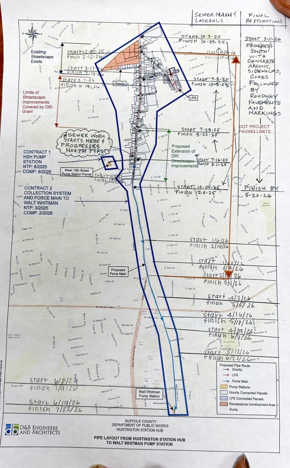 Huntington Station Sewer Project Details and Estimated Timeline For ...